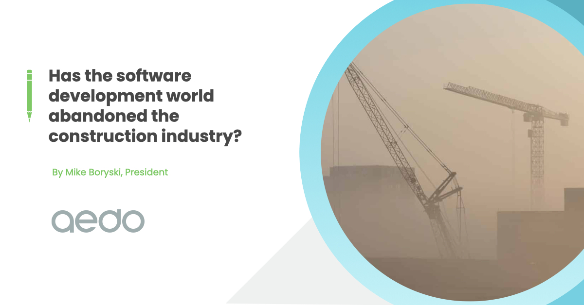 Has the software development world abandoned the construction industry ...
